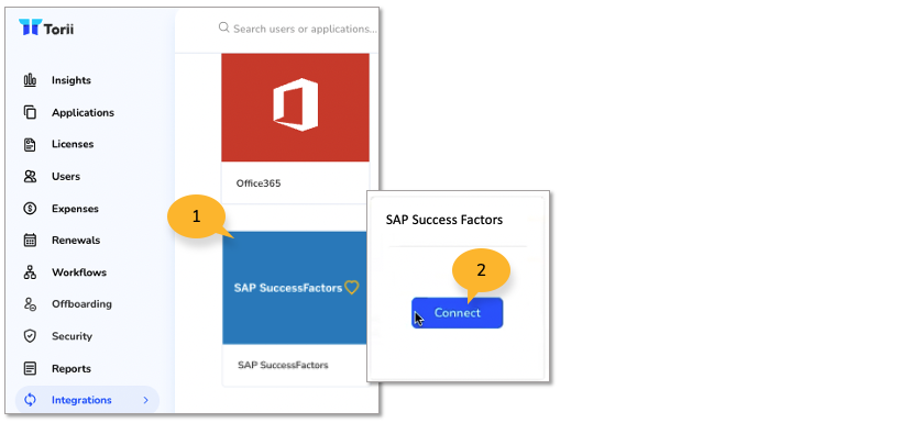 SAP SuccessFactors Integration – Torii