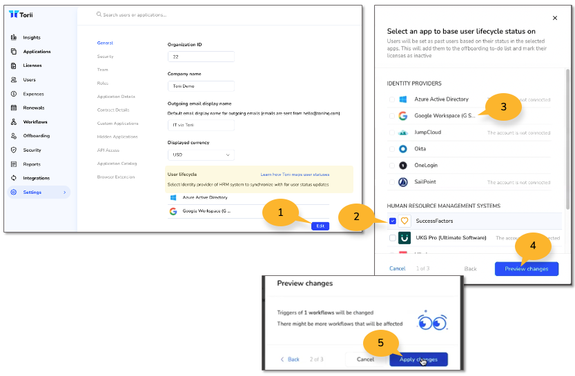 SAP SuccessFactors Integration – Torii