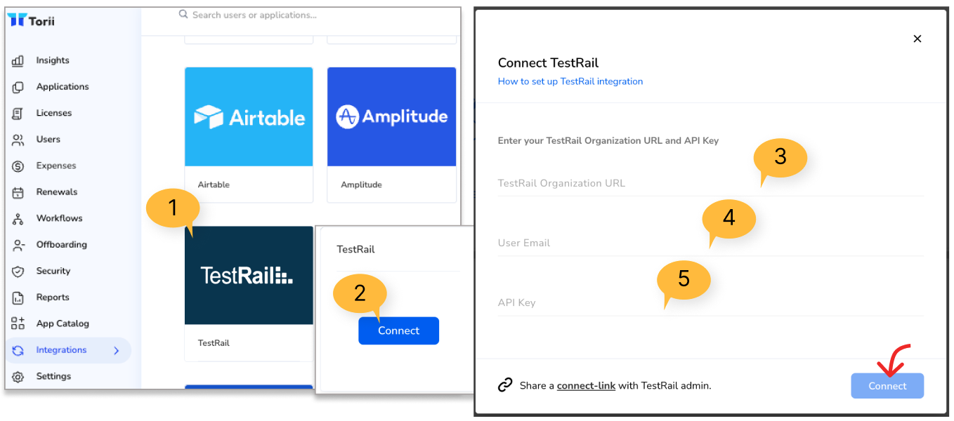 TestRail Integration – Torii