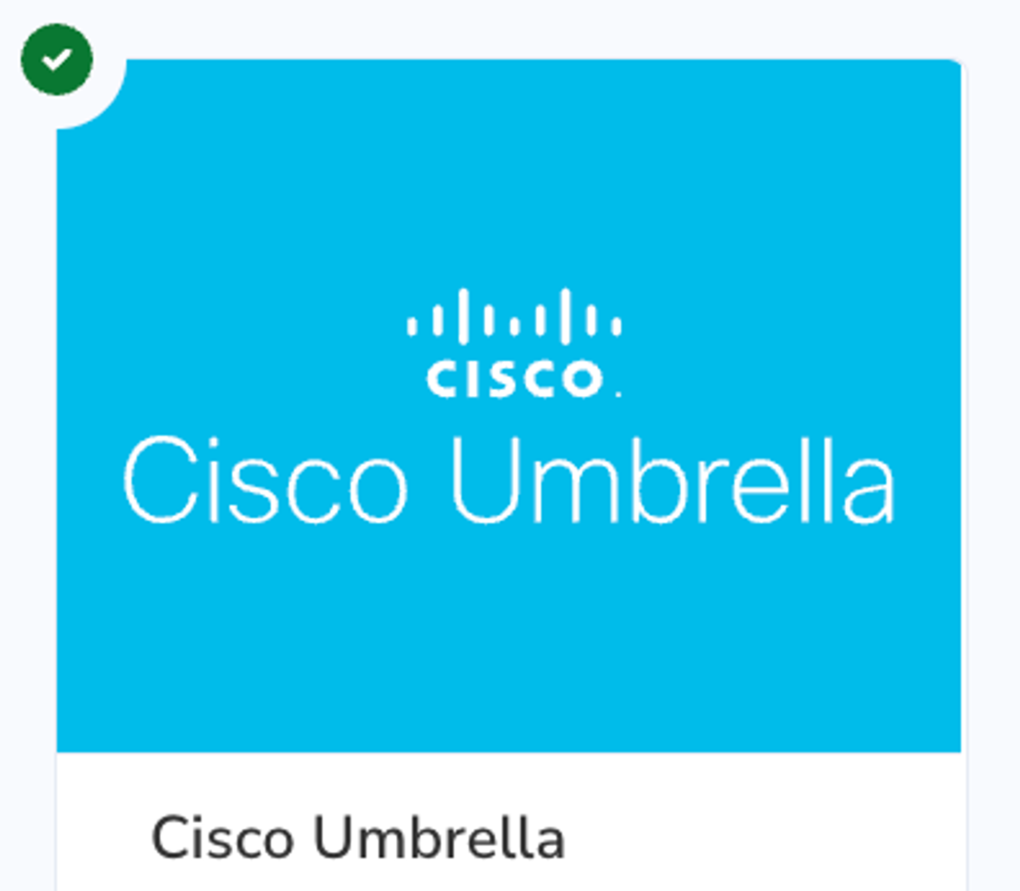 Cisco Umbrella Integration – Torii
