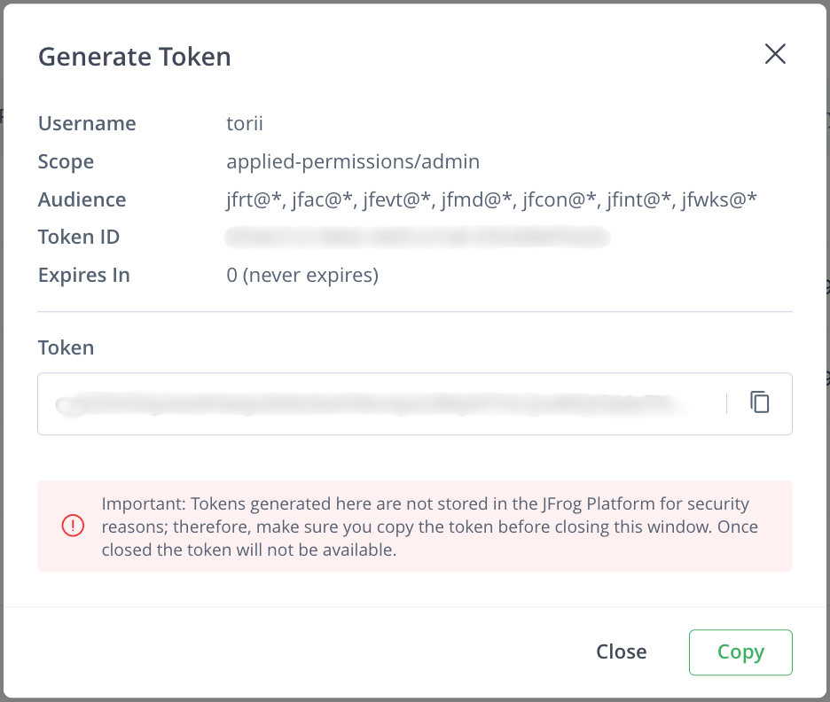 JFrog Integration – Torii