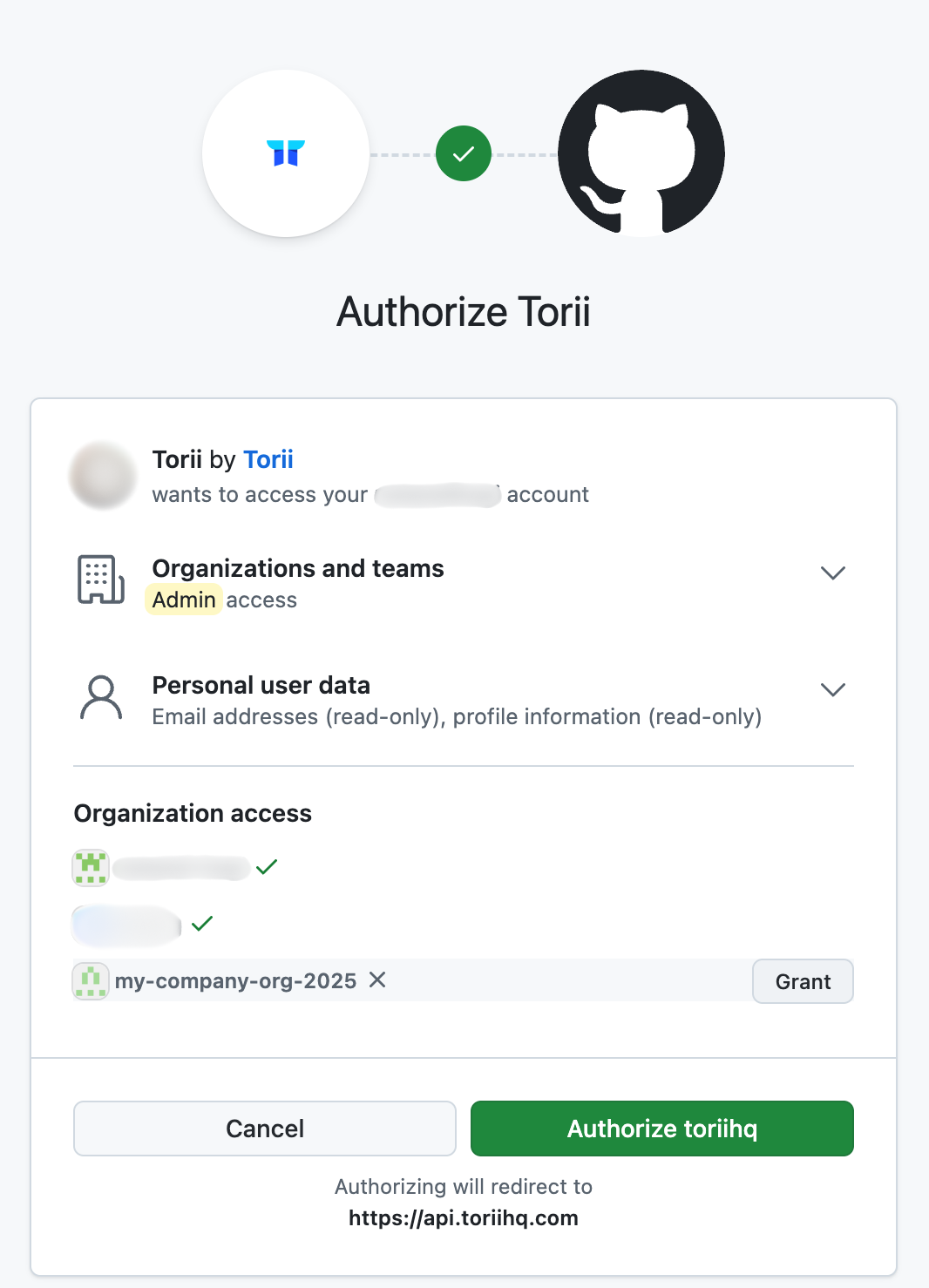 GitHub Teams Integration – Torii
