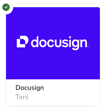 DocuSign Integration – Torii