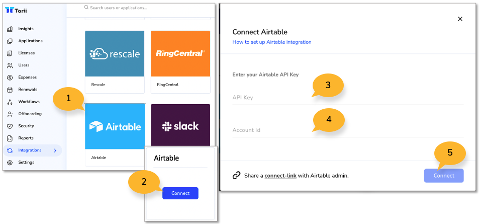 Airtable Integration – Torii